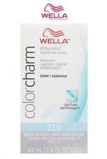 Wella Color Charm T18 Lightest Ash Blonde Permanent Hair Toner for sale ...