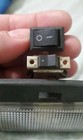 2x Small On/Off Switch Black Rocker DC 12V Push-In General All Purpose ...