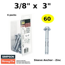 Fasteners 100/Box x 2 in Countersunk Zinc-Plated Simpson Strong-Tie ...