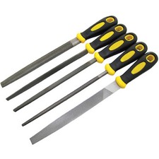 Engineers Builders Carpenters Metal File Set Long 8" 5pc Assorted Soft ...