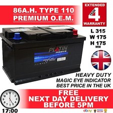 OEM Genuine Land Rover Jaguar Battery 800a En 80ah AGM Gx73-10655-ad ...