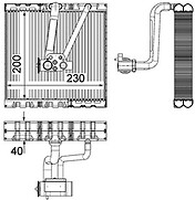Genuine OEM A/c Evaporator Core and Case Assembly for Audi 4M1820023 ...
