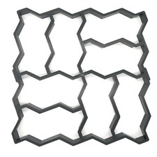Plactic Pathmate Stone Paving Mold Concrete Stepping Walk Way Mould ...