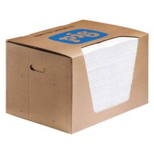 Uline S-17294 Universal Medium Sorbent Pads 15"x 19" Grey 21gal for ...