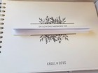 A4 Large Memory Condolence Book for Funeral or Celebration of Life ...